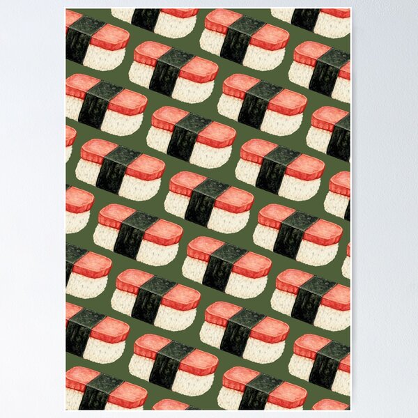 "Musubi - Green" Poster for Sale by Kelly Gilleran | Redbubble