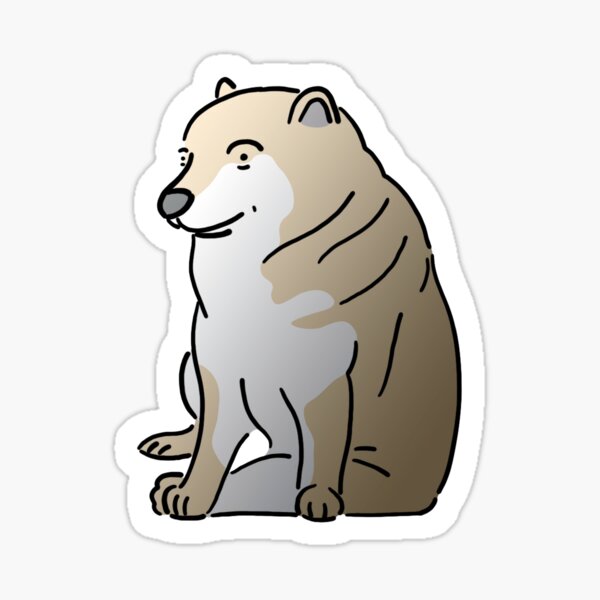 "Cheems" Sticker for Sale by dsuazo | Redbubble
