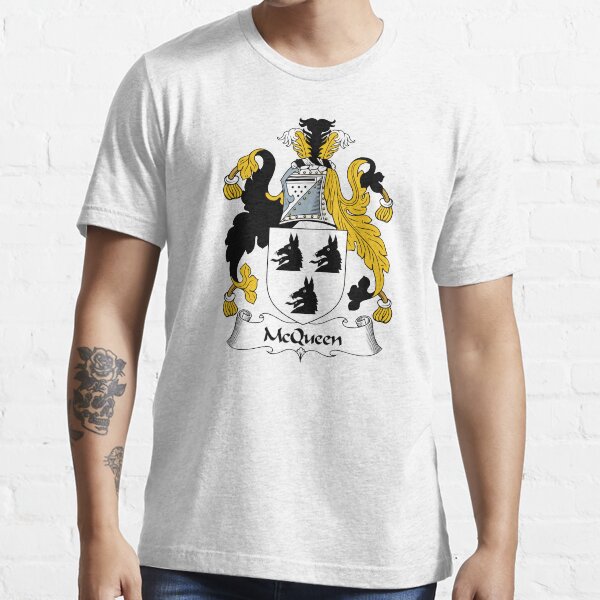 "McQueen Coat of Arms / McQueen Family Crest" Essential T-Shirt for ...