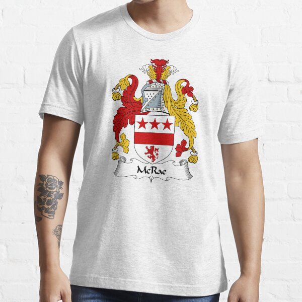 "McRae Coat of Arms / McRae Family Crest" T-shirt for Sale by ...