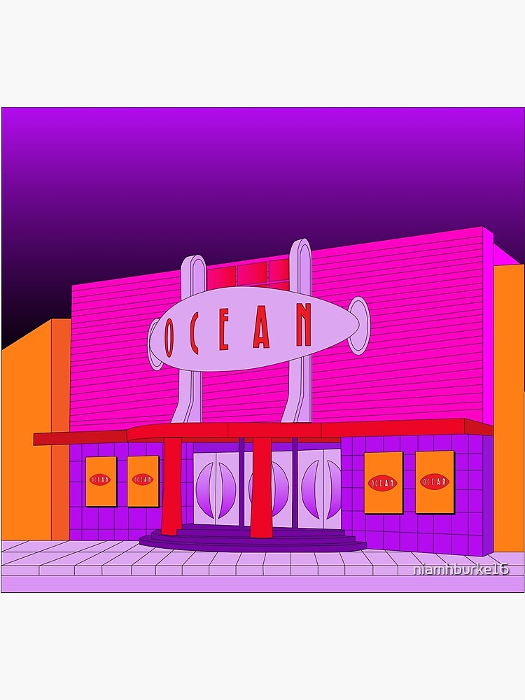 "Ocean nightclub Nottingham colourful print" Poster for Sale by ...