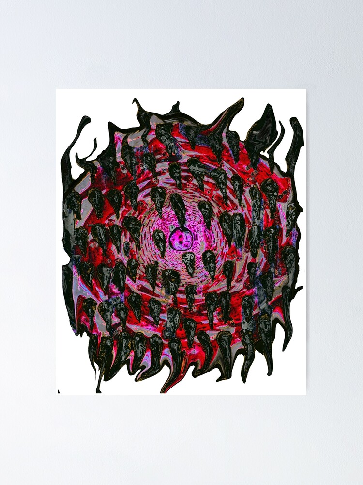 Póster «Vortex to hell Versión negra y roja.» de Followthedon | Redbubble