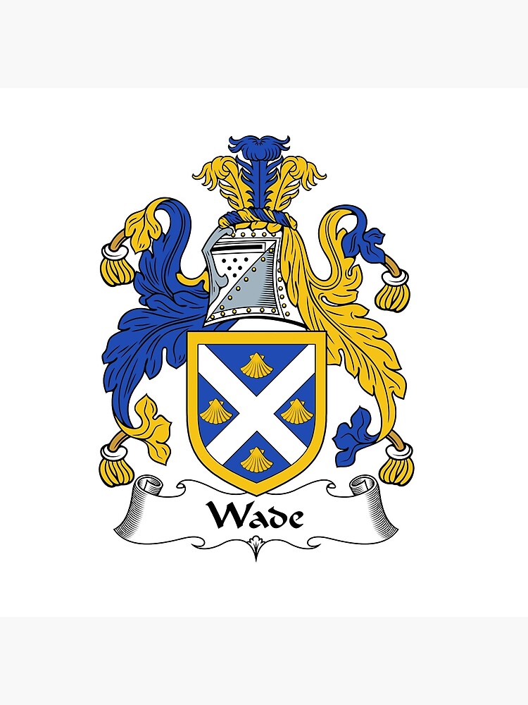 "Wade Coat of Arms / Wade Family Crest" Throw Pillow for Sale by ...