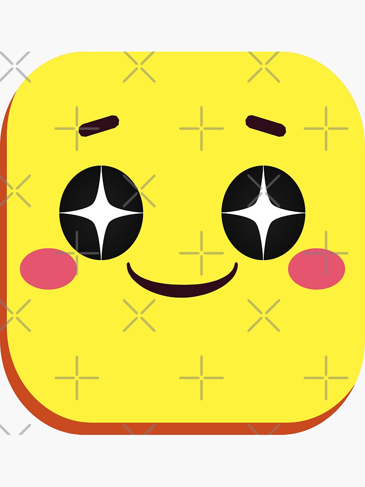 "Shiny Emoji Design" Sticker for Sale by ArtJusstina | Redbubble