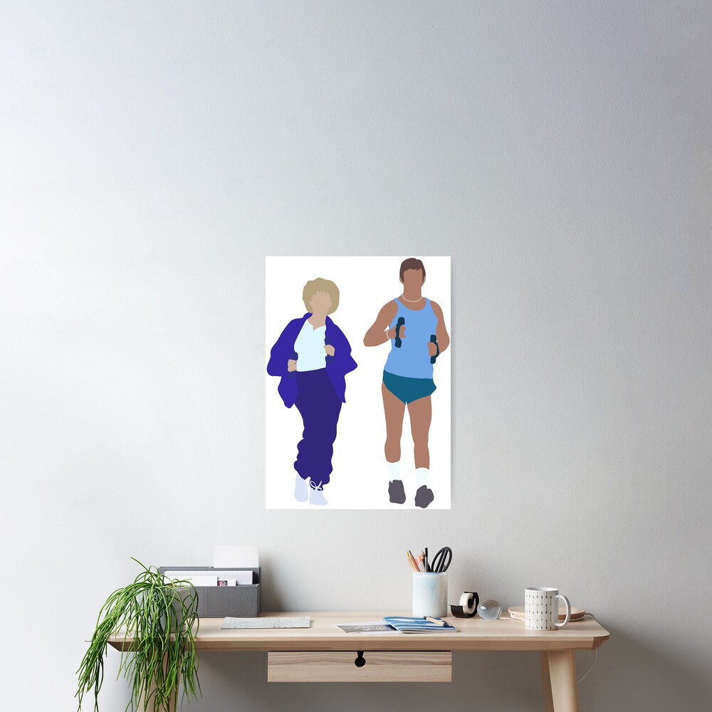 "kath and kel power walking" Poster by evcharles | Redbubble