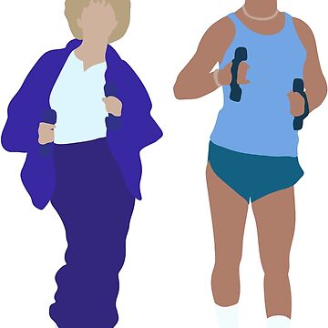 "kath and kel power walking" Poster for Sale by evcharles | Redbubble