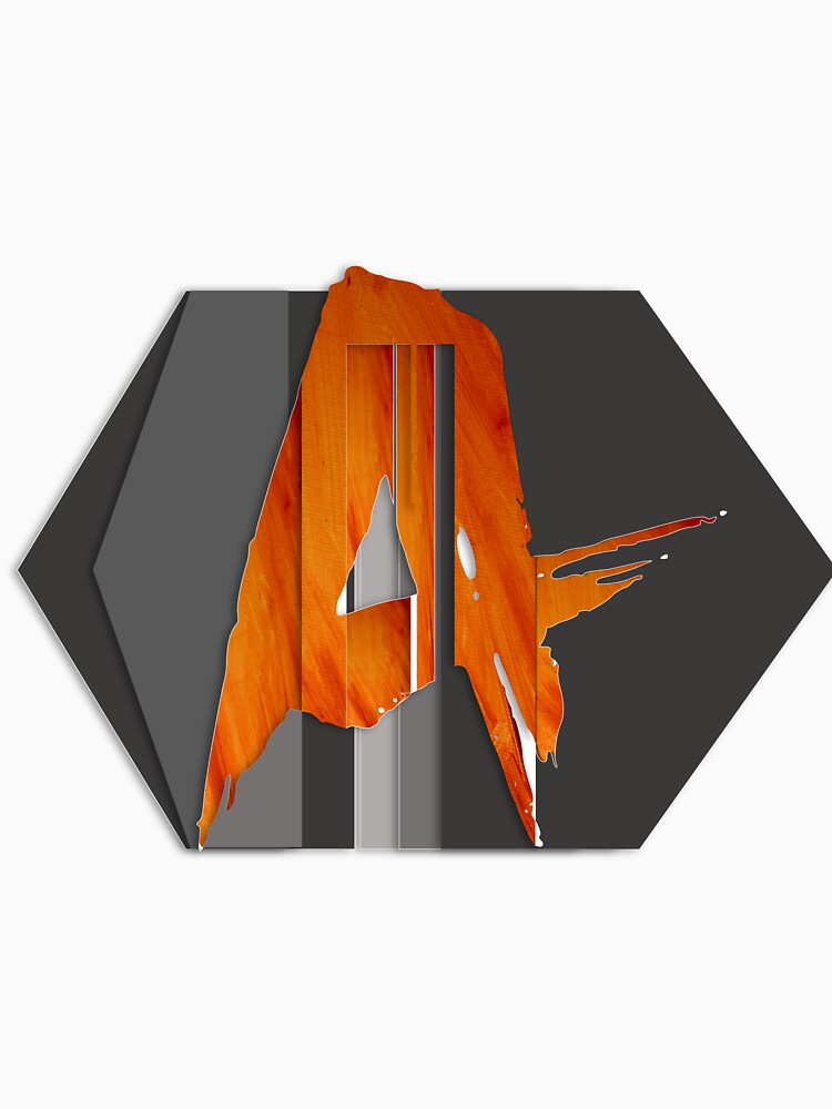 "LETTER A WITH GRADUATE ORANGE COLOR" T-shirt for Sale by HOSTINA1 ...