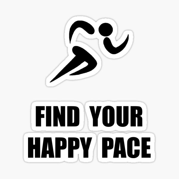 "Happy Pace" Sticker by TheBestStore | Redbubble