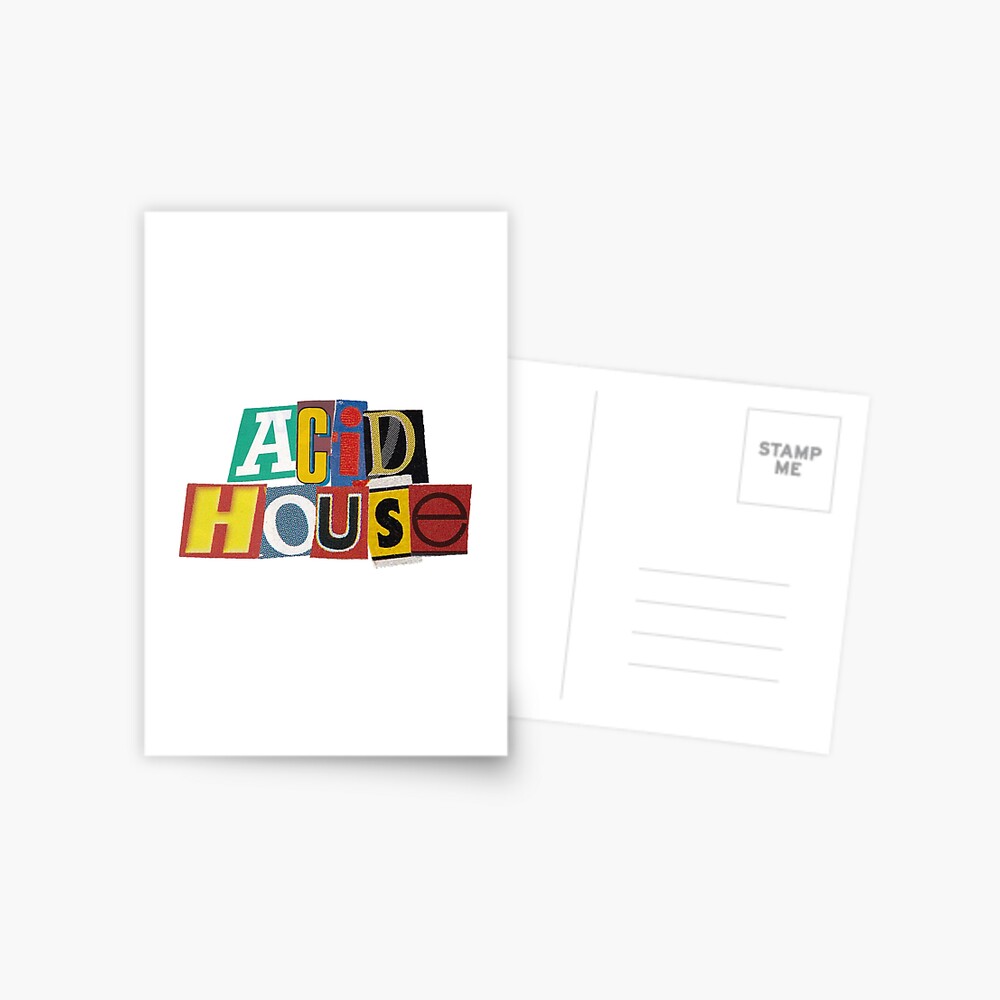 "Acid House" Sticker for Sale by AcidTed | Redbubble