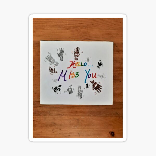 "Hello 1" Sticker for Sale by DETalas | Redbubble