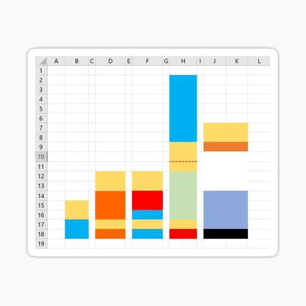 "excel Simpsons" Sticker for Sale by pete-barretto | Redbubble