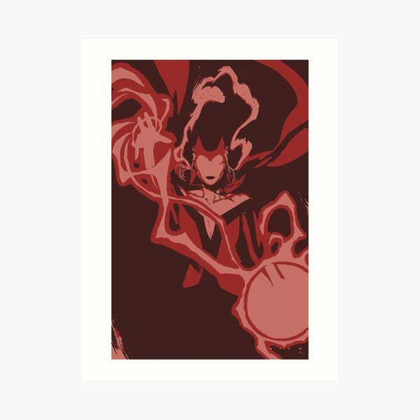 "wanda's spell" Art Print by annavickiedits | Redbubble