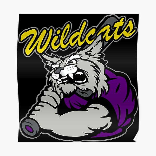 "Wildcats Baseball Logo" Poster by DavidAyala | Redbubble