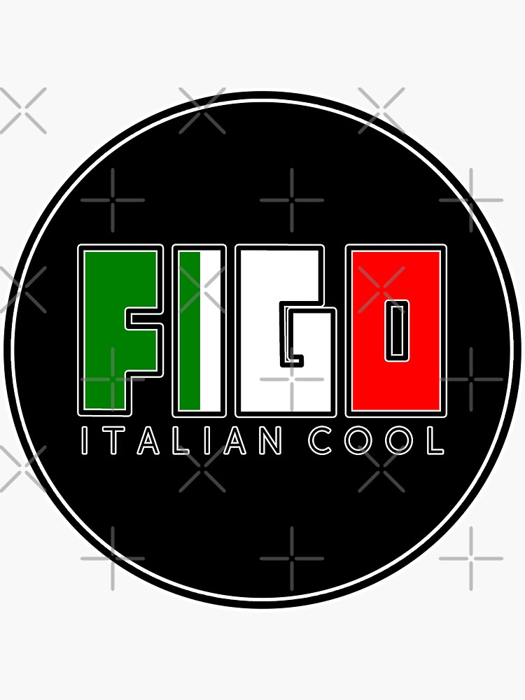 "FIGO Italian Cool" Sticker for Sale by LisaUSA | Redbubble