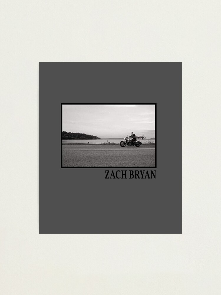 "zach bryan" Photographic Print for Sale by ZORO33 | Redbubble