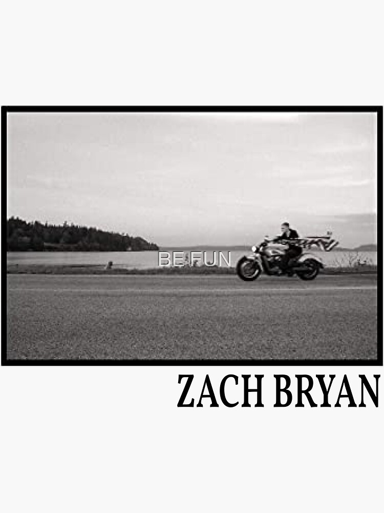 "zach bryan" Sticker for Sale by ZORO33 | Redbubble