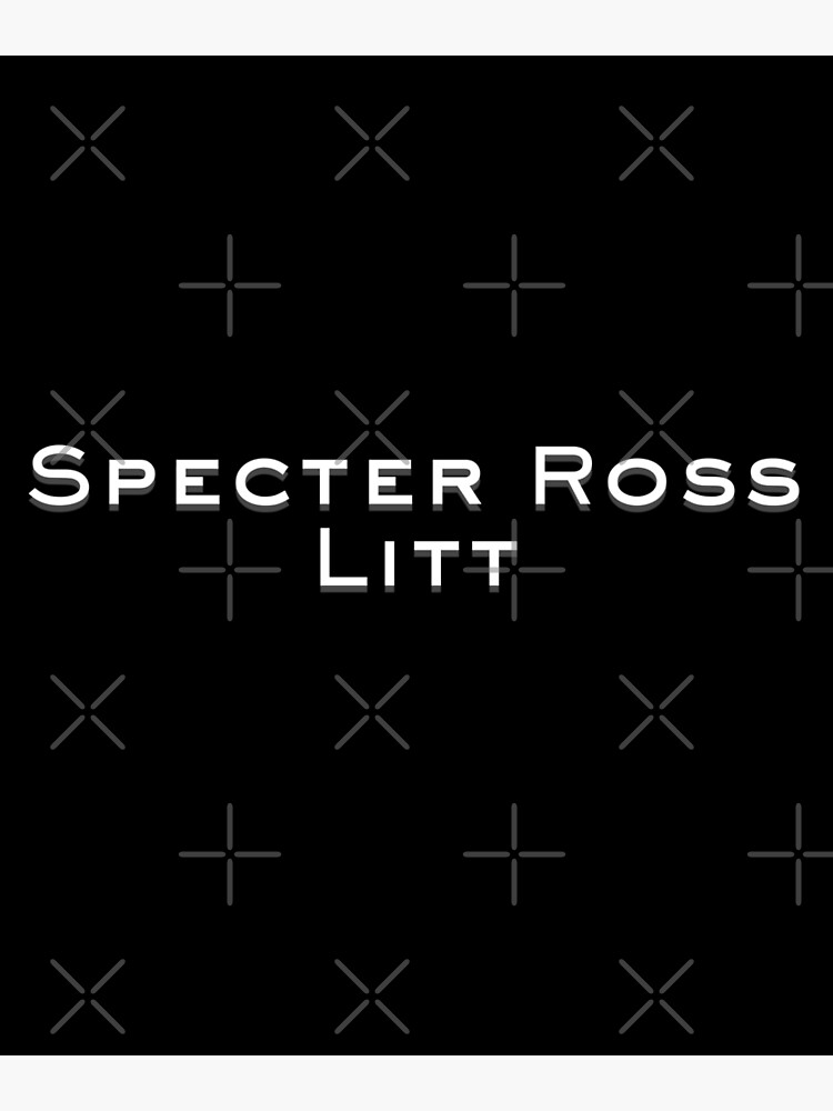 "Specter Ross Litt" Poster for Sale by Zulfiqqar | Redbubble