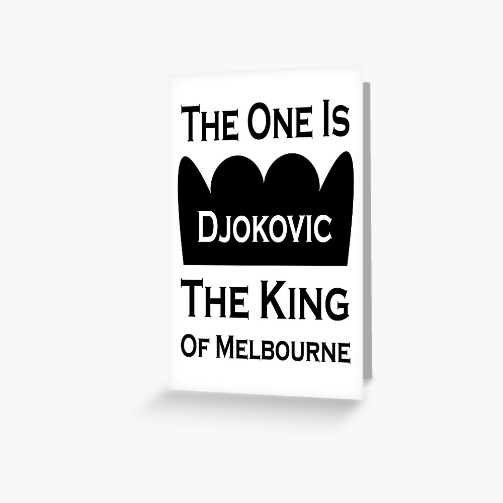 "Novak Djokovic Logo" Greeting Card by Nabukodonosor | Redbubble