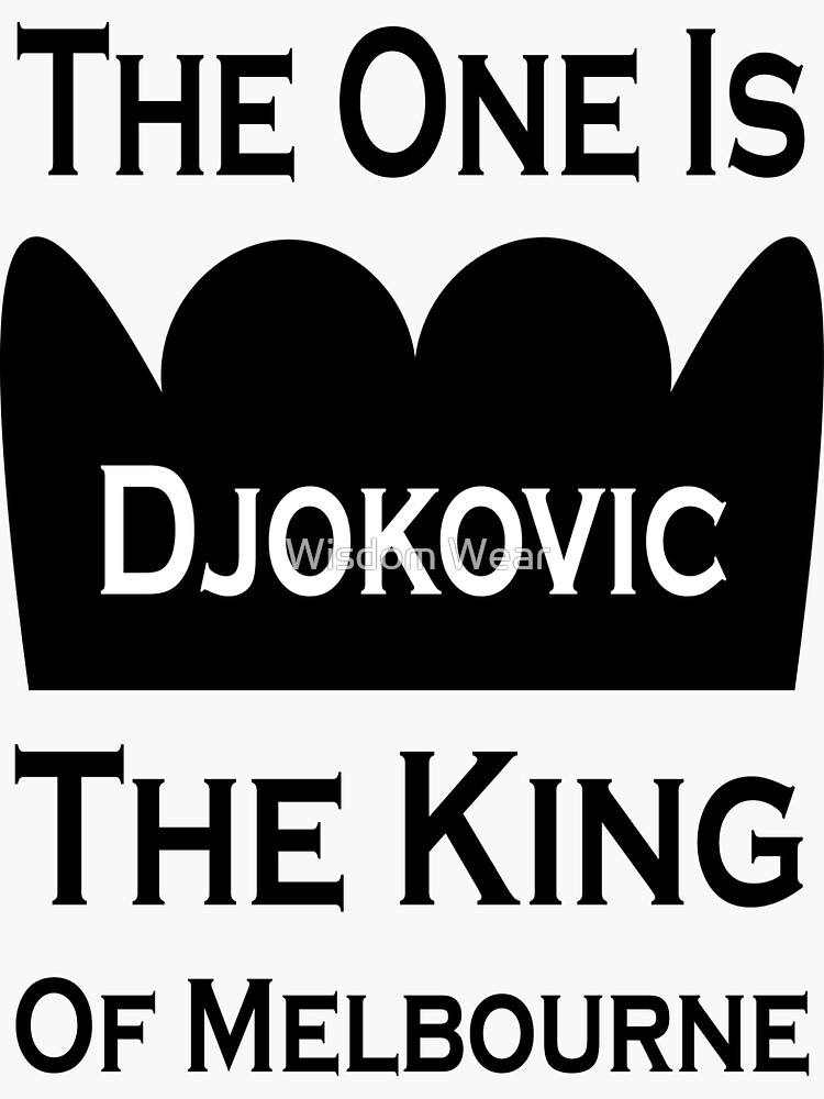 "Novak Djokovic Logo" Sticker for Sale by Nabukodonosor | Redbubble