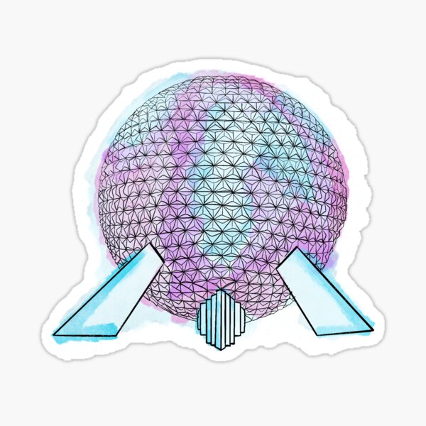 "Epcot Ball" Sticker for Sale by saraho1313 | Redbubble