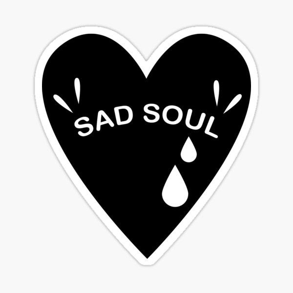 "Sad Soul" Sticker for Sale by mythandframe | Redbubble