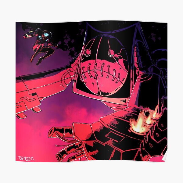 "Nightmare, Metroid Fusion" Poster for Sale by TanzerArt | Redbubble