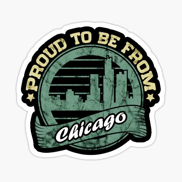 "Chicago City Skyline" Sticker for Sale by titanosdesign | Redbubble