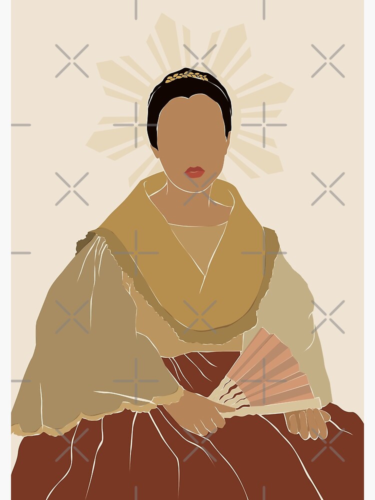 "Filipina Poster, Filipino Woman Wall Art, Philippines Artwork ...
