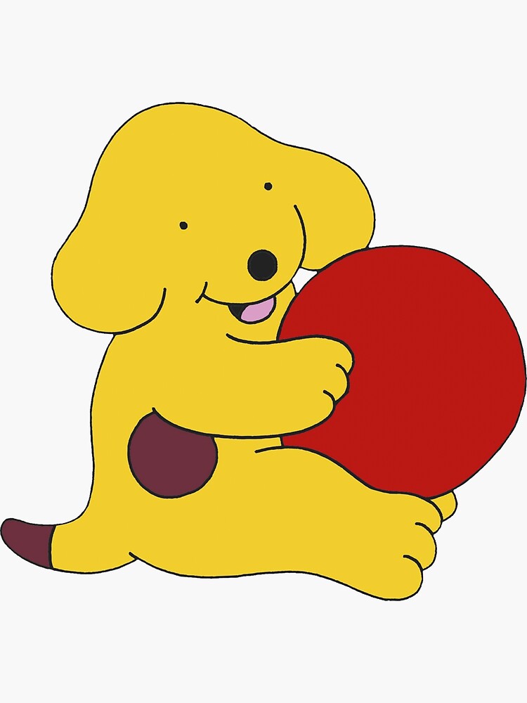 "Spot the dog" Sticker for Sale by nostalgic-stuff | Redbubble