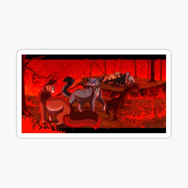 "Ashfur's Turmoil" Sticker for Sale by siippycupp | Redbubble