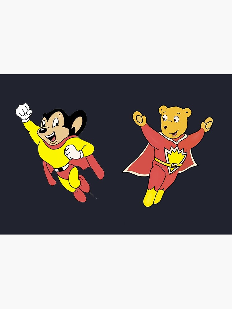 Póster «Ratón superpuesto y poderoso» de nostalgic-stuff | Redbubble