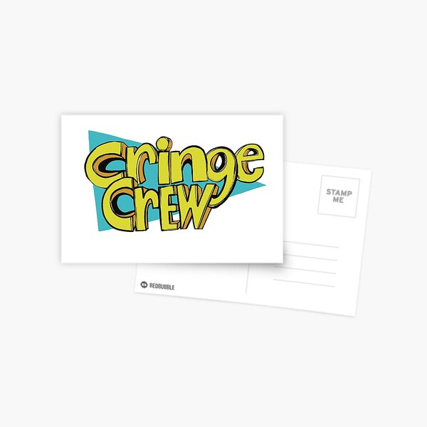 "Official Cringe Crew merchandise " Postcard for Sale by Mike-G-Shop ...