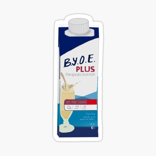 "B.Y.O.E." Sticker for Sale by Kitty & Birdie Designs | Redbubble