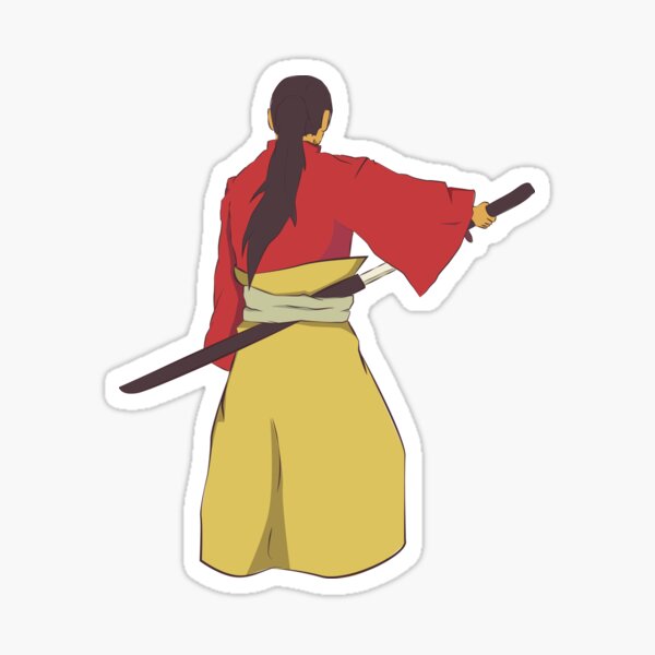 "Swordman Samurai Kenshin Battousai" Sticker by AbdiS | Redbubble