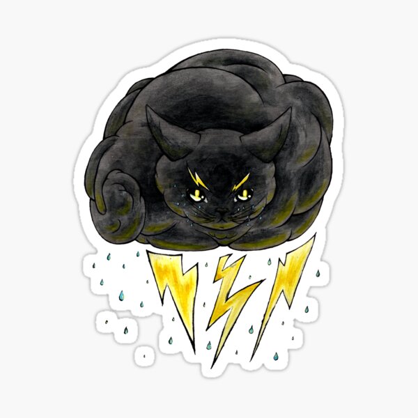 "Stormy" Sticker for Sale by magpyecat | Redbubble