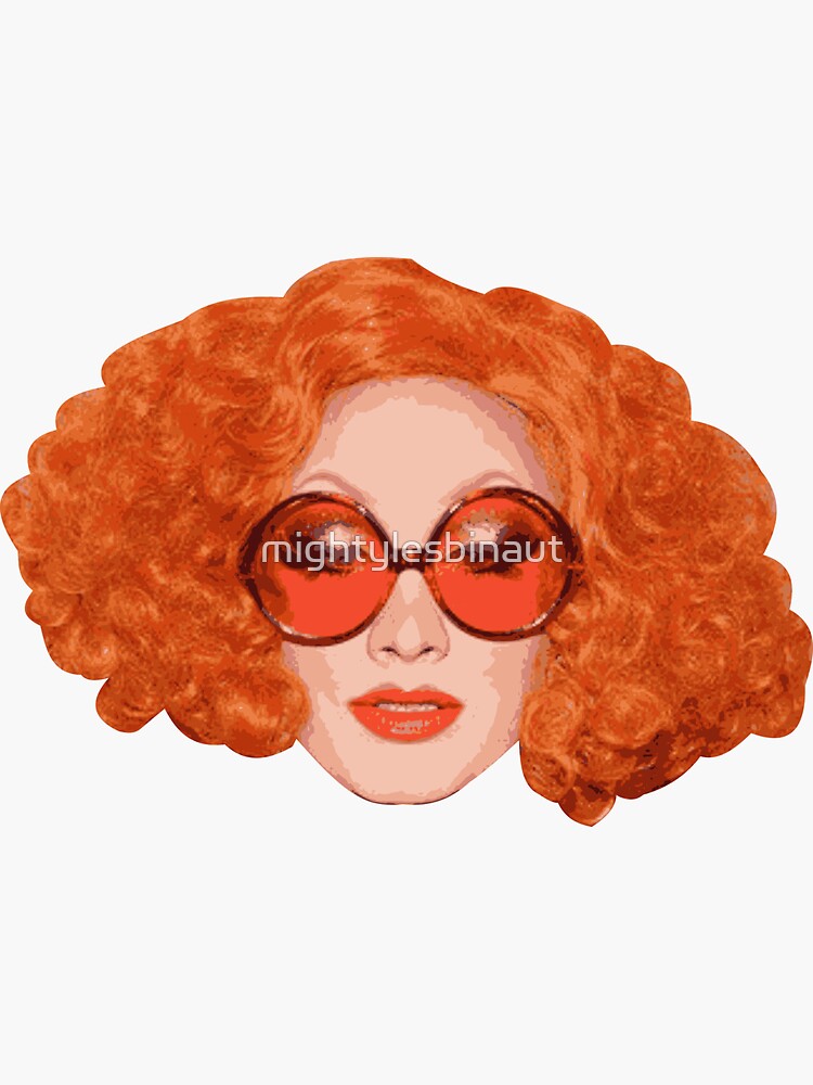 "Jinkx MONSOON" Sticker for Sale by mightylesbinaut | Redbubble