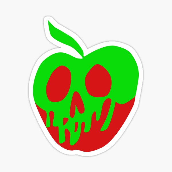 "A Poison Apple" Sticker for Sale by TheAlexaWayne | Redbubble