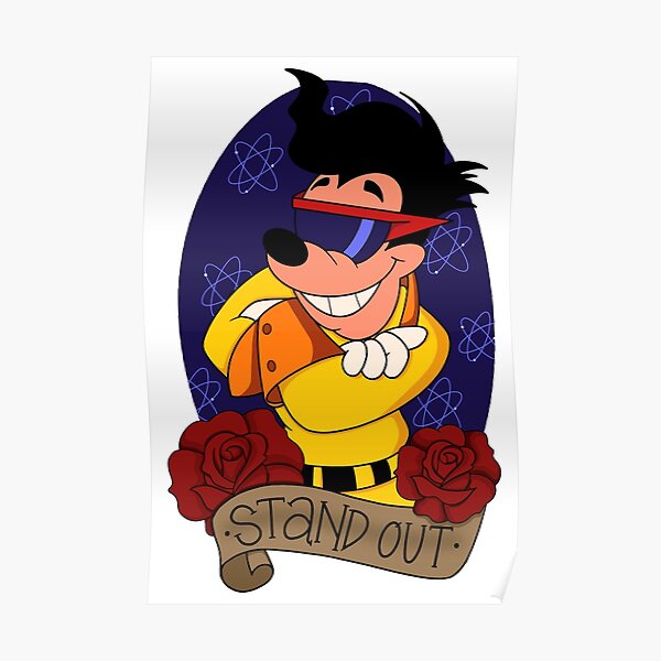 Powerline Disney Goofy Movie Max Posters | Redbubble
