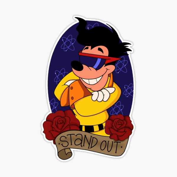 Powerline goofy movie tattoo | Orangetattooshop.com