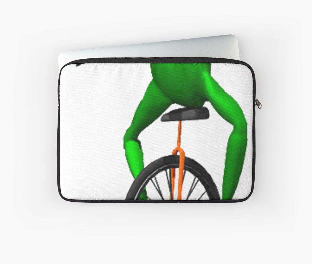 "dat boi meme / unicycle frog " Laptop Sleeves by JoeDaEskimo | Redbubble