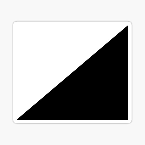 Pegatina «Mitad blanco y mitad negro» de KindsvaterArt | Redbubble Pegatina «Mitad blanco y mitad negro» de KindsvaterArt | Redbubble