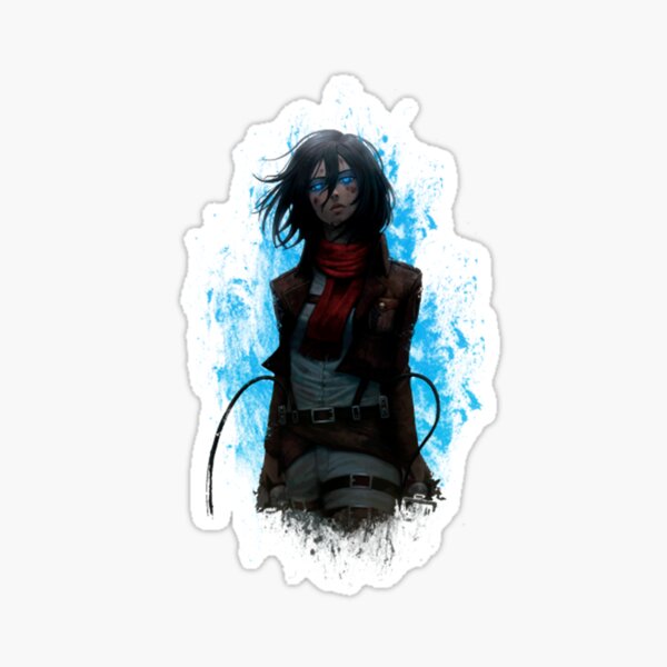"Mikasa Ackerman Attack On Titan" Sticker by Benoitblaise | Redbubble