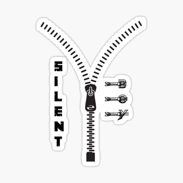 "Silent" Sticker by FaisalAmir | Redbubble