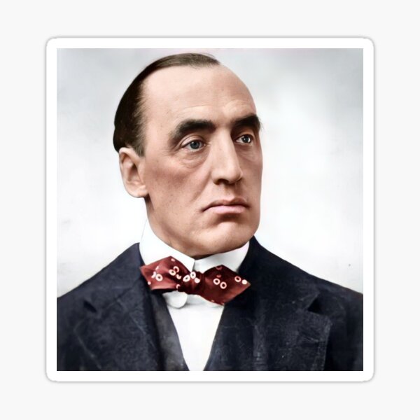 "Lord Edward Carson in colour" Sticker by AndythephotoDr | Redbubble