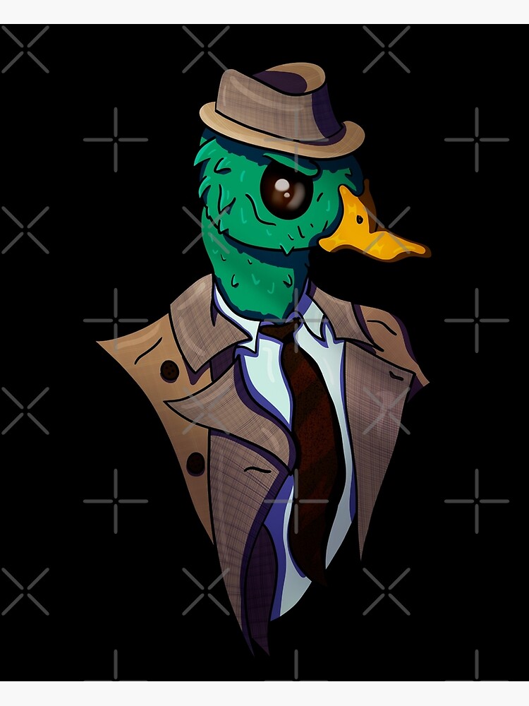 Póster «Detective de pato de dibujos animados» de Souremat | Redbubble