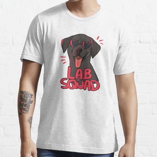"BLACK LAB SQUAD" T-shirt by mexicanine | Redbubble | labrador ...