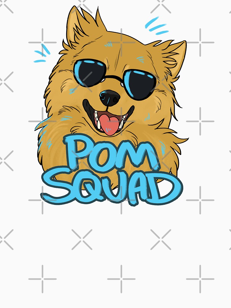 "POM SQUAD" T-shirt for Sale by mexicanine | Redbubble | pomeranian t ...
