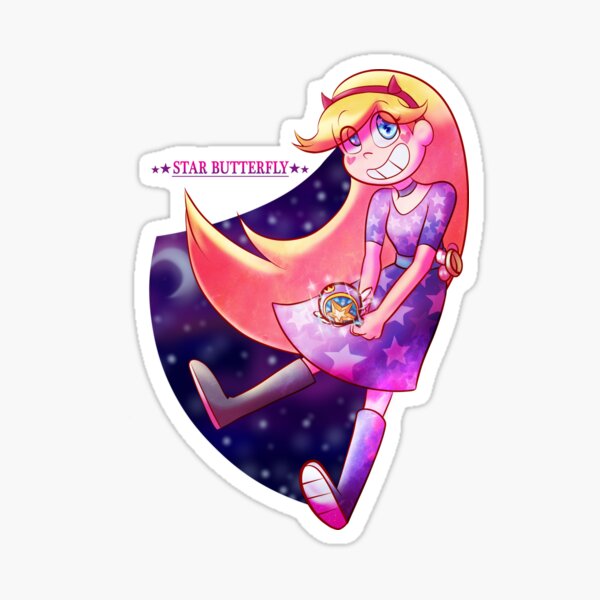 "Star Butterfly" Sticker for Sale by eleanorose123 | Redbubble