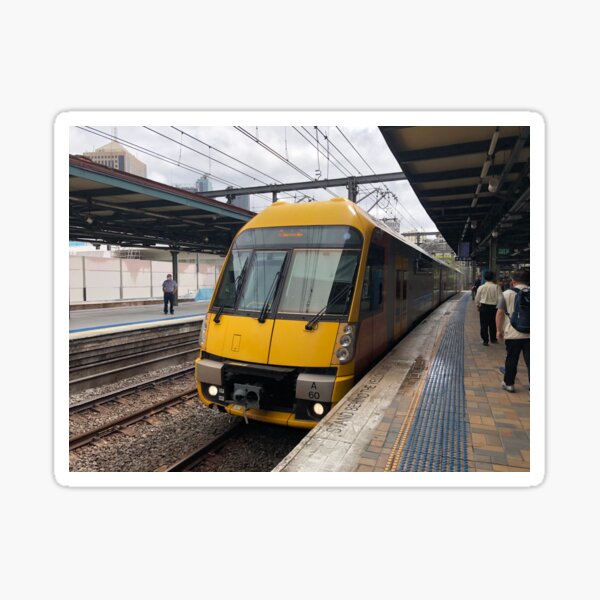 "Sydney Trains A Set Waratah at Central Station" Sticker for Sale by ...