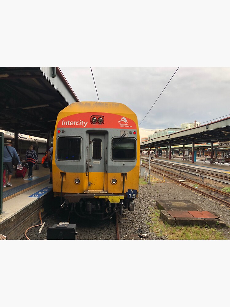 "NSW TrainLink InterCity V Set at Central Station" Sticker for Sale by ...
